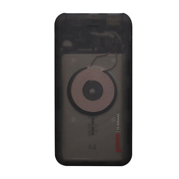 See through 10000mah wireless charging battery pack, wireless charging ...