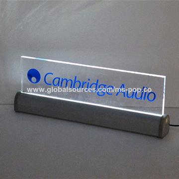 Buy Wholesale China Bottom Lit Led Sign For Tabletop Use & Countertop ...