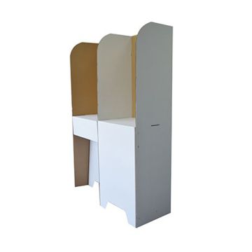 Buy Wholesale China Corrugated Cardboard Double Polling Voting Booth ...