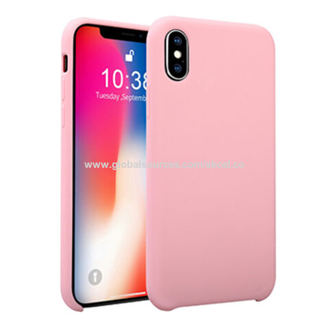Colorful Soft Liquid Silicone Rubber Cell Phone Case For Iphone X Xs ...