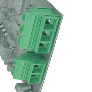 F36-7-12.7 with back single row 64A and 600V, Rising clamp terminal ...