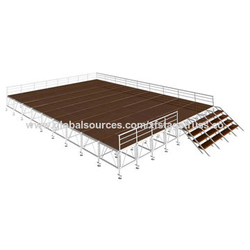 Buy Wholesale China Aluminum Plywood Stage, Mobile Stage Made Of 18mm ...