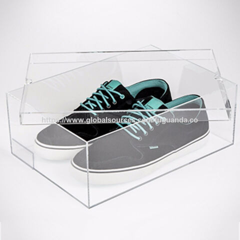Buy Wholesale China Customize Perspex Shoe Box Acrylic Shoe Box Pmma ...