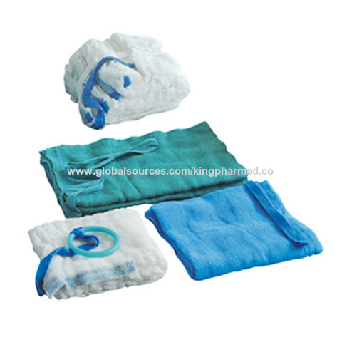 China Blue Laparotomy sponge, abdominal swab, surgical lap sponge on ...