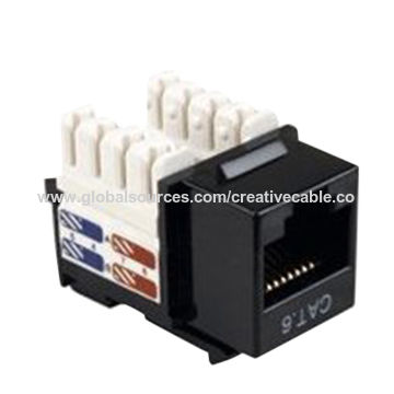 Buy Wholesale China 90degree Cat6 Utp Keystone Jack Pass Fluke ...