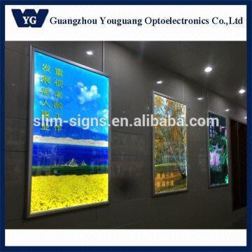 Buy Wholesale China Led Backlit Snap Frame Light Box Advertising Sign & Led Backlit Snap Frame ...