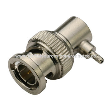 China Right angle plug BNC connector for cable RG178 on Global Sources ...