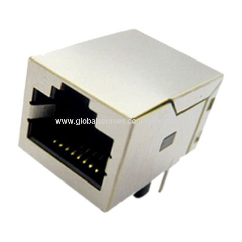 Low Profile RJ45 Jack with Magnetic Modular, rj45 connector modular ...