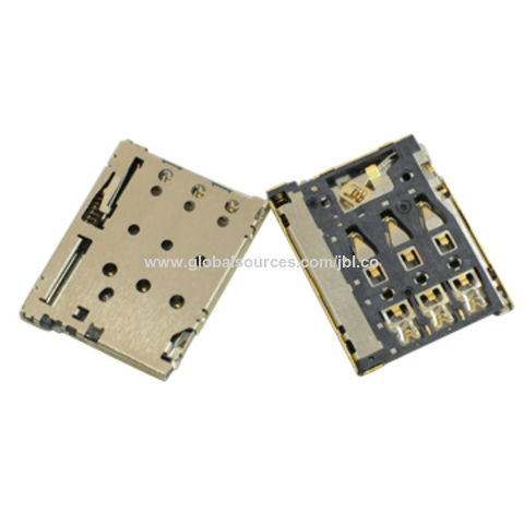 China Hot Sell Self Push Nano-SIM 1.25H Thinnest Nano SIM Card Holder ...