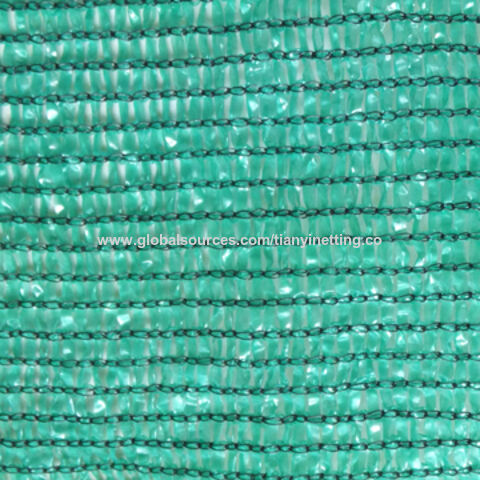 HDPE 100gsm green color 6 needles shade net, simple in structure, high ...