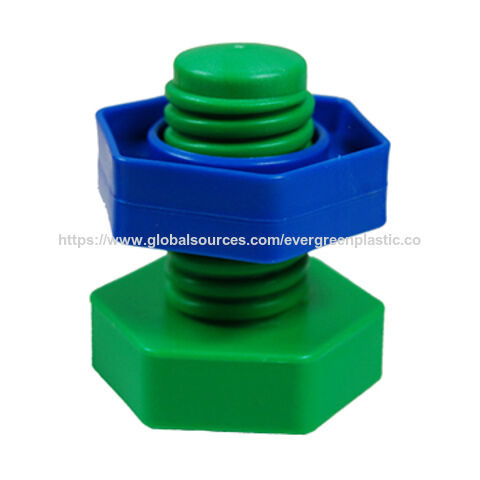 Puzzle DIY assembly plastic screw toy, Science toy, plastic screw ...
