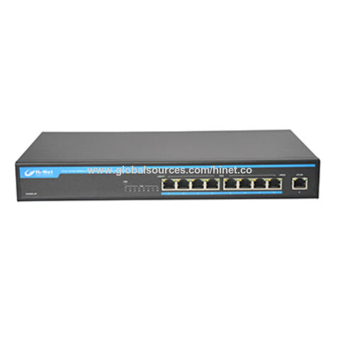 13" Full Gigabit Rack-mounted Poe Switch Built-in Power Supply 8x1000m ...