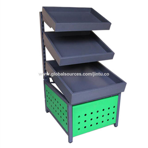 Adjustable metal Vegetable Produce Rack with Tag, vegetable fruit ...