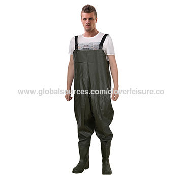 Buy Wholesale China Waterproof Nylon Pvc Insulated Waders Pants Chest ...