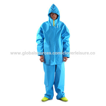 Buy Wholesale China Breathable Men's Rainwear Waterproof Pvc Rain Suit ...