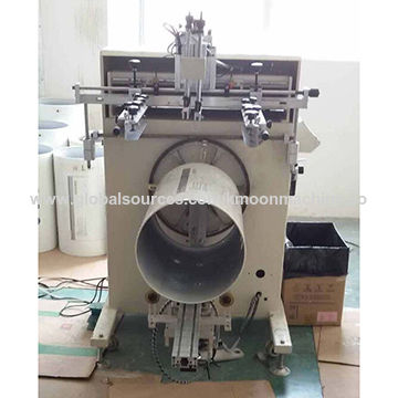 Large cylindrical screen printing machine, curved screen printing ...