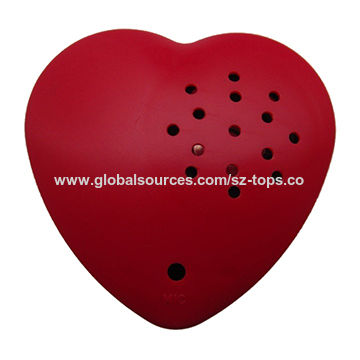China Whole Sell Heart-shaped Voice Recorder on Global Sources