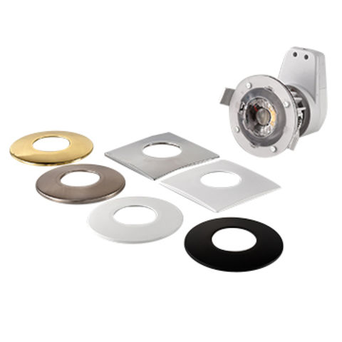 Fire rated LED down light 8.5W round / square shape, LED fire rated ...