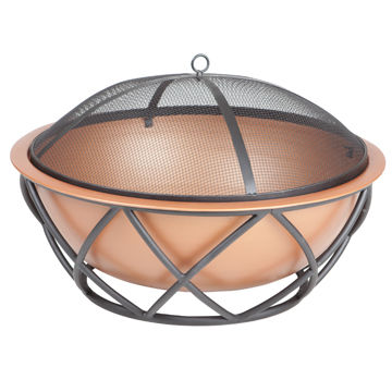 Buy Wholesale China Barcelona Round Copper Look Fire Pit & Barcelona ...
