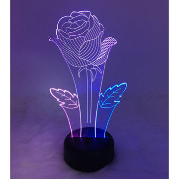 Buy Wholesale China Colorful 3d Led Light,acrylic Illusion Lamp, & Led ...