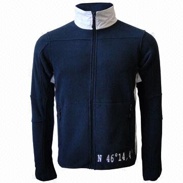 Buy Wholesale China Navy Blue 100% Polyester Embroidery Polar Fleece ...