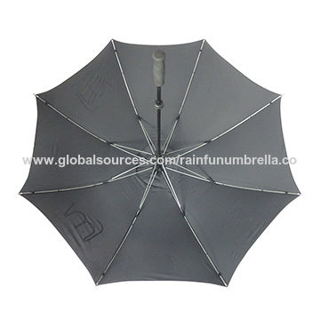 Buy Wholesale China Wind Resistant Golf Manual Umbrella With Double ...