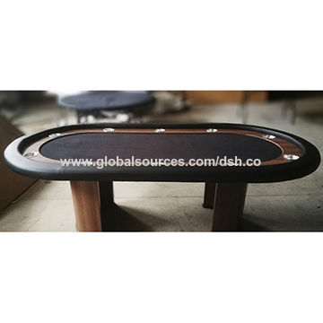 Buy Wholesale China 10people 84 Inch Mdf Poker Table With Wooden Leg ...