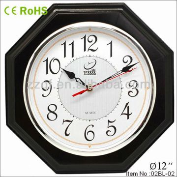 Wooden Clock - Octagon Shape Decorative Wall Clock With Wooden Frame ...