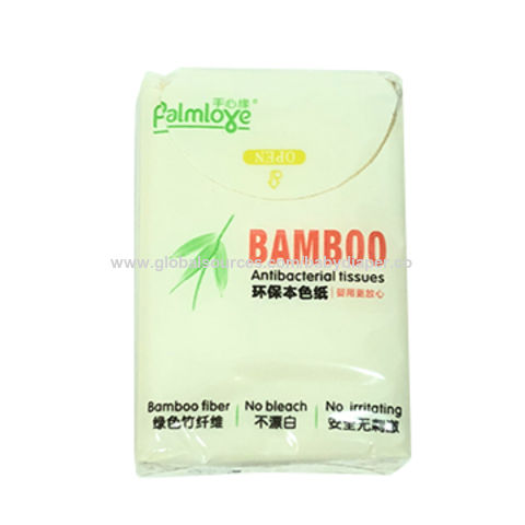 China100% Bamboo Fiber Facial Tissue Handy Pack on Global Sources