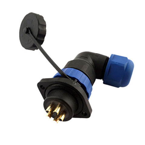 Buy Wholesale China 4 Pin Sp21 Waterproof Power Cable Connector Right ...
