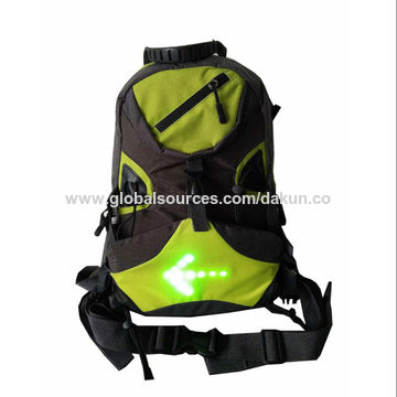 Buy Wholesale China Led Turn Signal Cycling Backpack With Remote ...