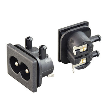 Taiwan IEC 60320 C8 AC Inlets, 2.5A 250VAC, Wire Leads Available, UL ...