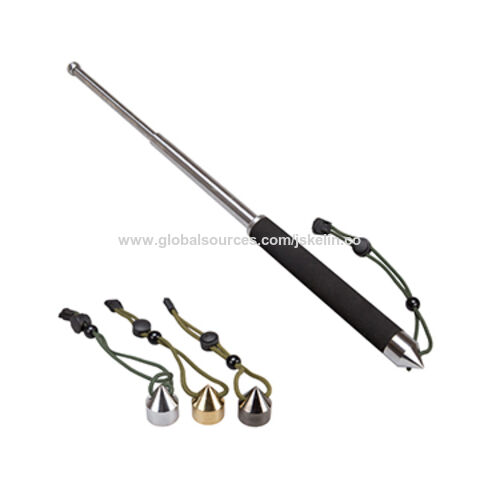 China YRG Extendable Steel Baton with window breaker on Global Sources ...
