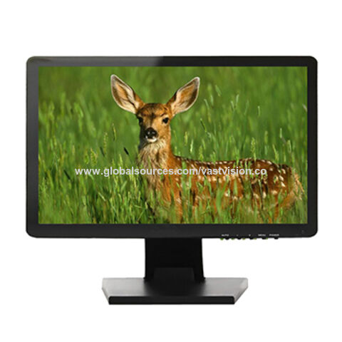 China 12-inch wide screen POS LCD display with 1,280 x 800 pixels on ...