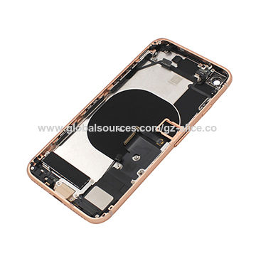 China Back housing assembly replacement for iphone 8 gold black housing ...