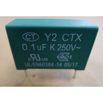 Safety approval Y2 Capacitor with 250V AC, capacitor film capacitor Y2 ...