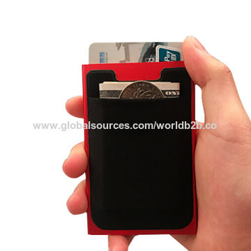 China RFID Blocking Auto Pop Up Wallet Credit Card Holder Wallet Slim ...