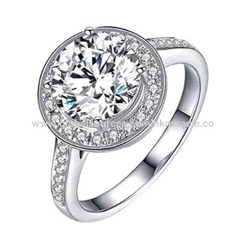 Buy Wholesale China 14k Solid Gold Ring With 5a High Quality Cubic ...