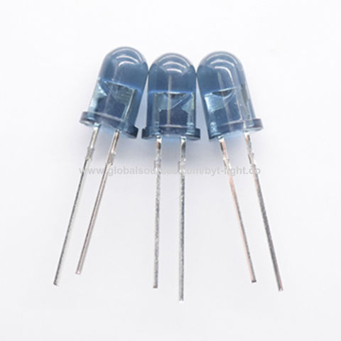 China 730nm Infrared LED Emitter 5mm LED Blue Lens on Global Sources