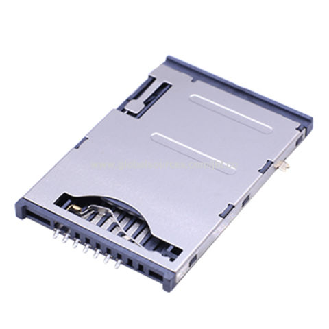 Buy Wholesale China Sim Card Socket Push-push Type 8+1 Pin 1.9h Card ...