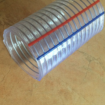 Buy Wholesale China 9x15mm Transparent Flexible Pvc Hose With Steel ...
