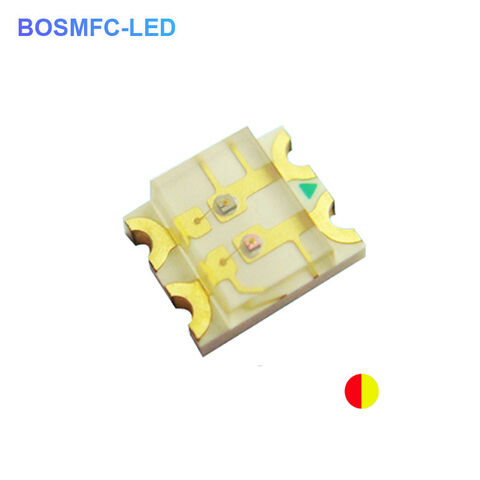 High Brightness SMD 1206 LED diode, Bi-colors Red/Yellow, Bi-color SMD ...