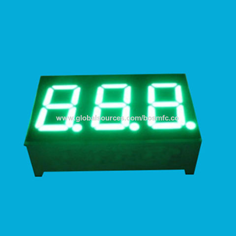 Buy Wholesale China 0.4-inch 3-digit Green 7-segment Led Display With ...