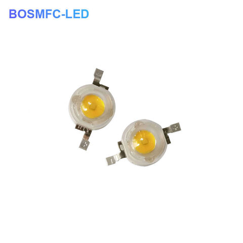 1W 3W High power LED, high luminous white light LED diode for LED head ...