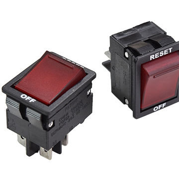 SS-005 Series 31x22.5mm Double Pole Rocker Switches with Circuit ...