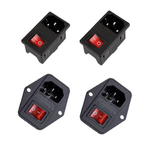 Buy Wholesale China Inlet Module 3 Pin Male Power Connector Socket Plug ...