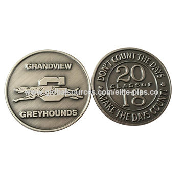 Buy Wholesale China Hot Sale Customized Challenge Coin Wwith Antique ...