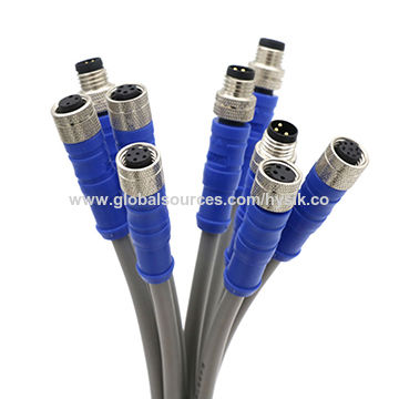Buy Wholesale China M8 Connector Cable 4 Pin Waterproof Circular ...