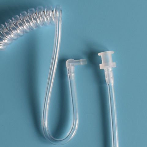 Spring Coiled Clear Acoustic Tube Air tube kit with elbow for motorola ...
