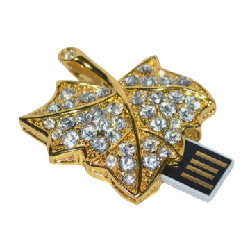Buy Wholesale China Jewelry Maple Leaf Usb Flash Drives & Usb Flash ...